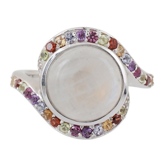 Affinity | Jewelry | Affinity Platinum Sterling Silver Rainbow ...